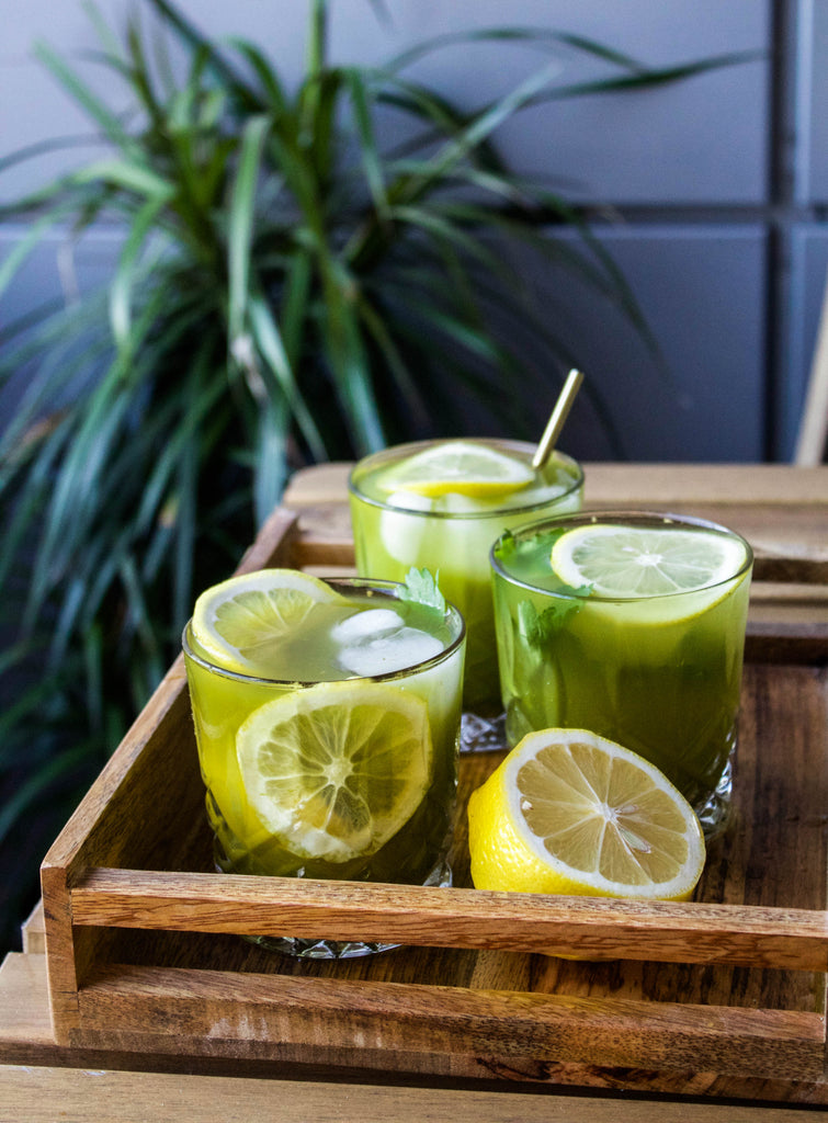 Mega Matcha Lemonade – Lake & Oak Tea Co.